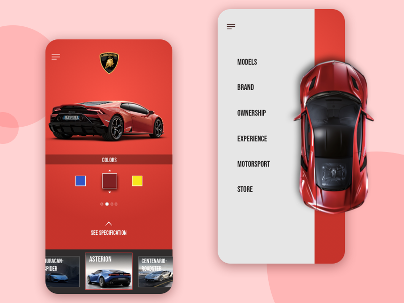 Car app Interface Design by V R Bhatnagar on Dribbble