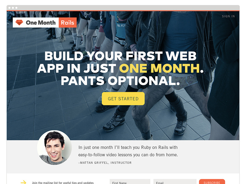 One Month by Mark Forscher on Dribbble