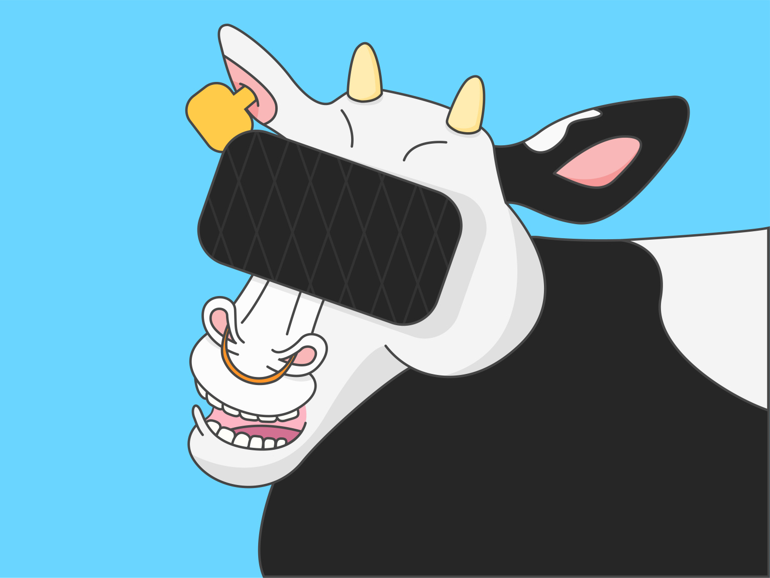 VR-cow 🐄 by Dasha Golubeva on Dribbble