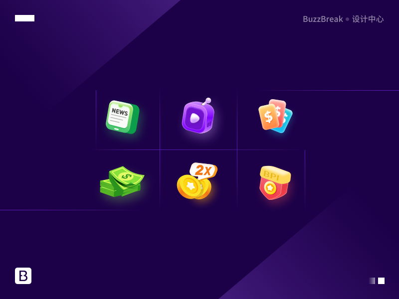 BuzzBreak_Reward small icon by wudibaobao on Dribbble