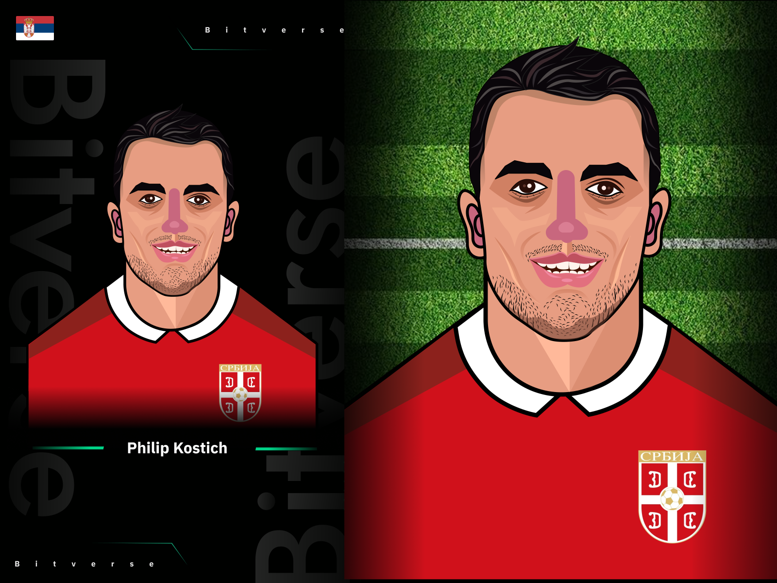 World Cup Series - Karim Philip Kostich by wudibaobao on Dribbble