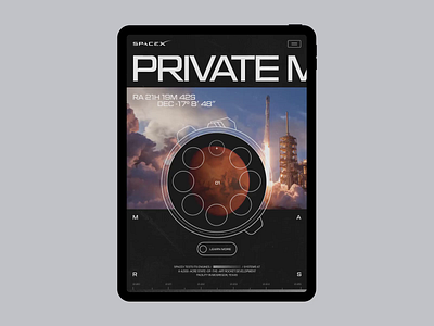 SpaceX by Roman Salo for obys on Dribbble