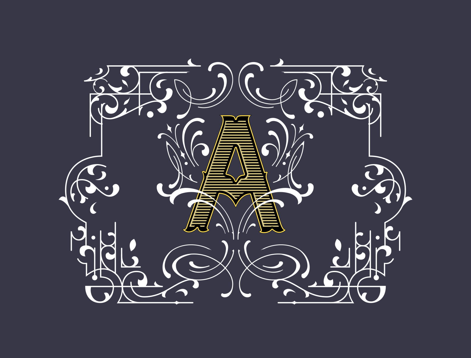 initial A by Nugroho Puji Christianto on Dribbble