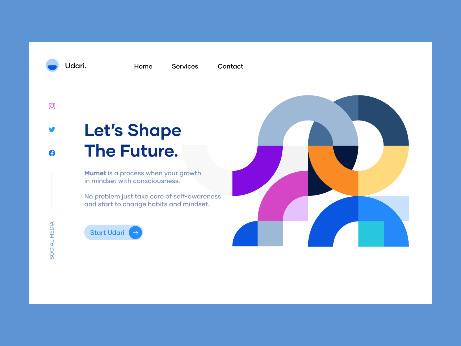 Udari Landing Page Design by Vizzca Indra P on Dribbble