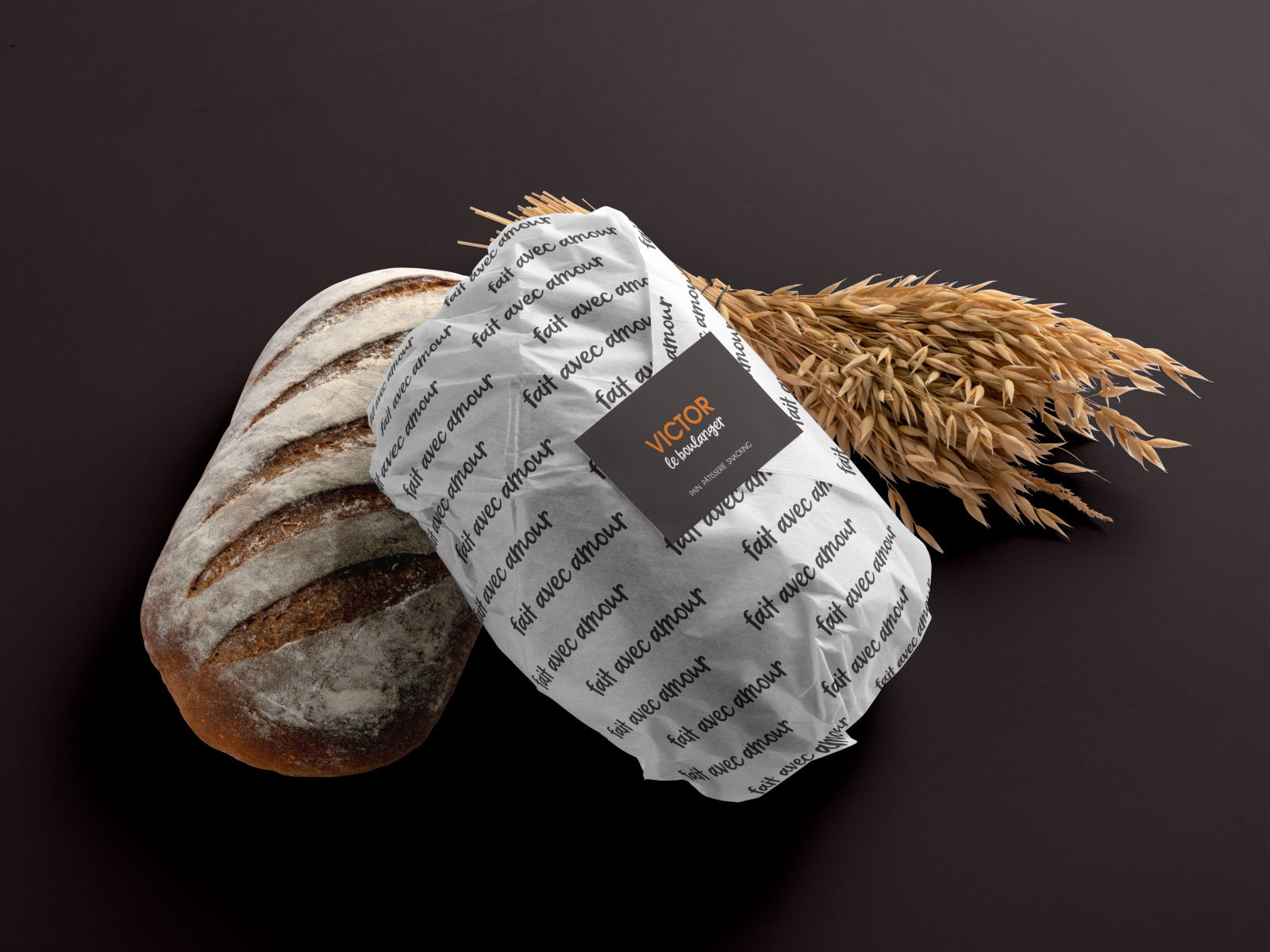 French bakery logo by five5star on Dribbble