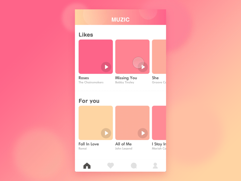 #005_Music Animation by Se7enZzzi for ColaFlyIce on Dribbble
