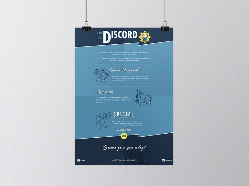 /r/Fallout Discord Poster by Heraizen on Dribbble