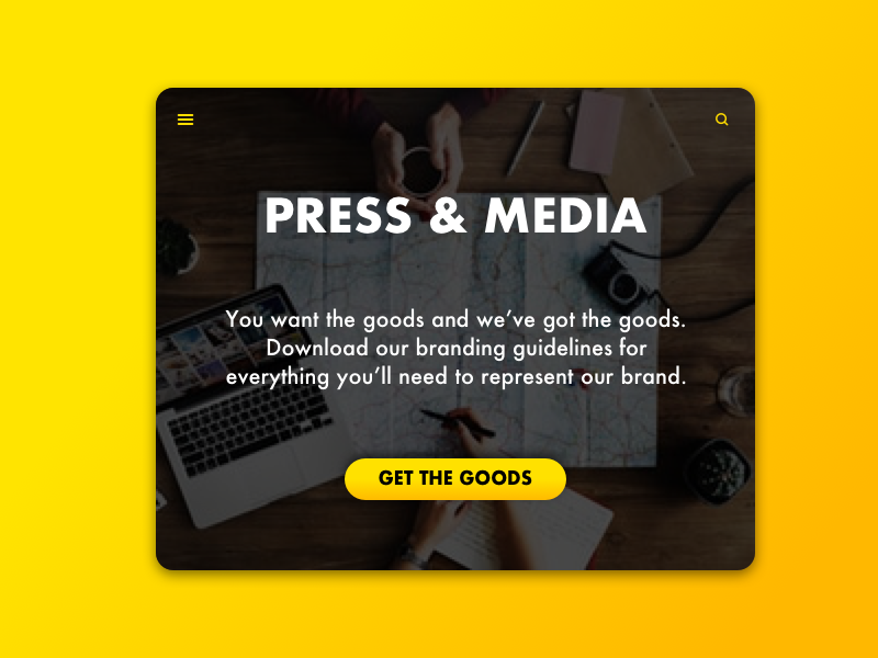 Daily UI 051 - Press Page by Michael Kuhn on Dribbble