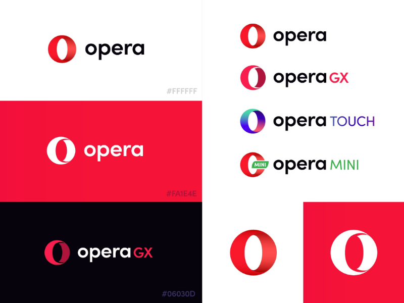 Official Opera Browser Logos