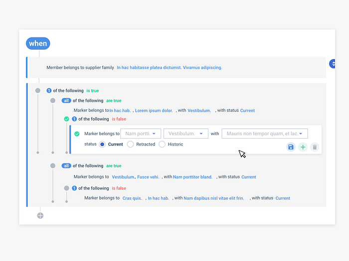 Dropdown Menus For Rule Builder By Jiachun Li On Dribbble
