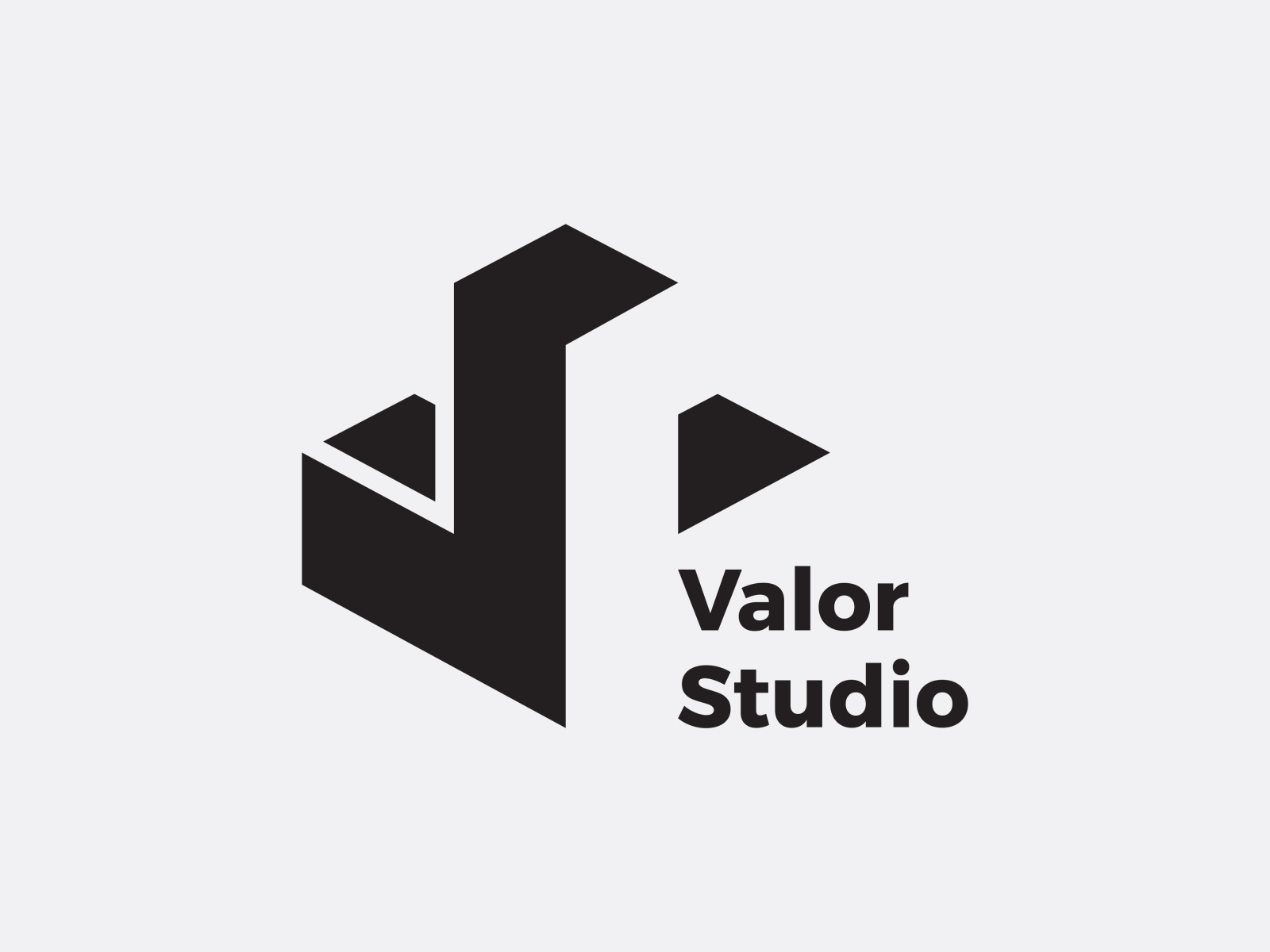 Valor Studio logo by Huynh Van Long on Dribbble