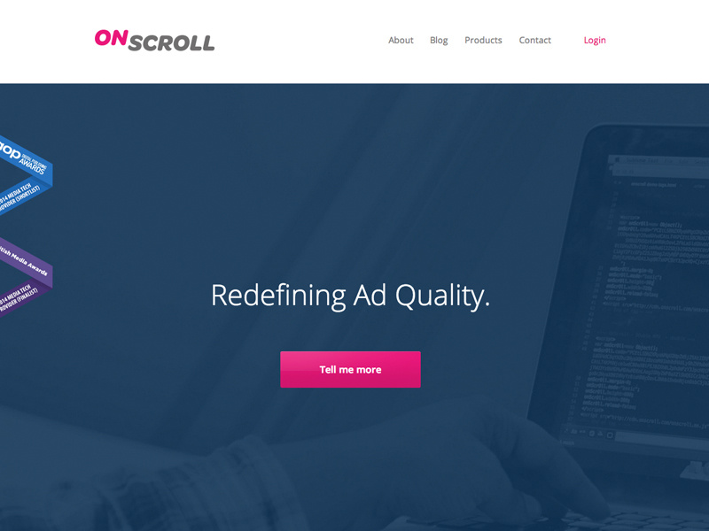 OnScroll - Website update by Charlie Ralph on Dribbble