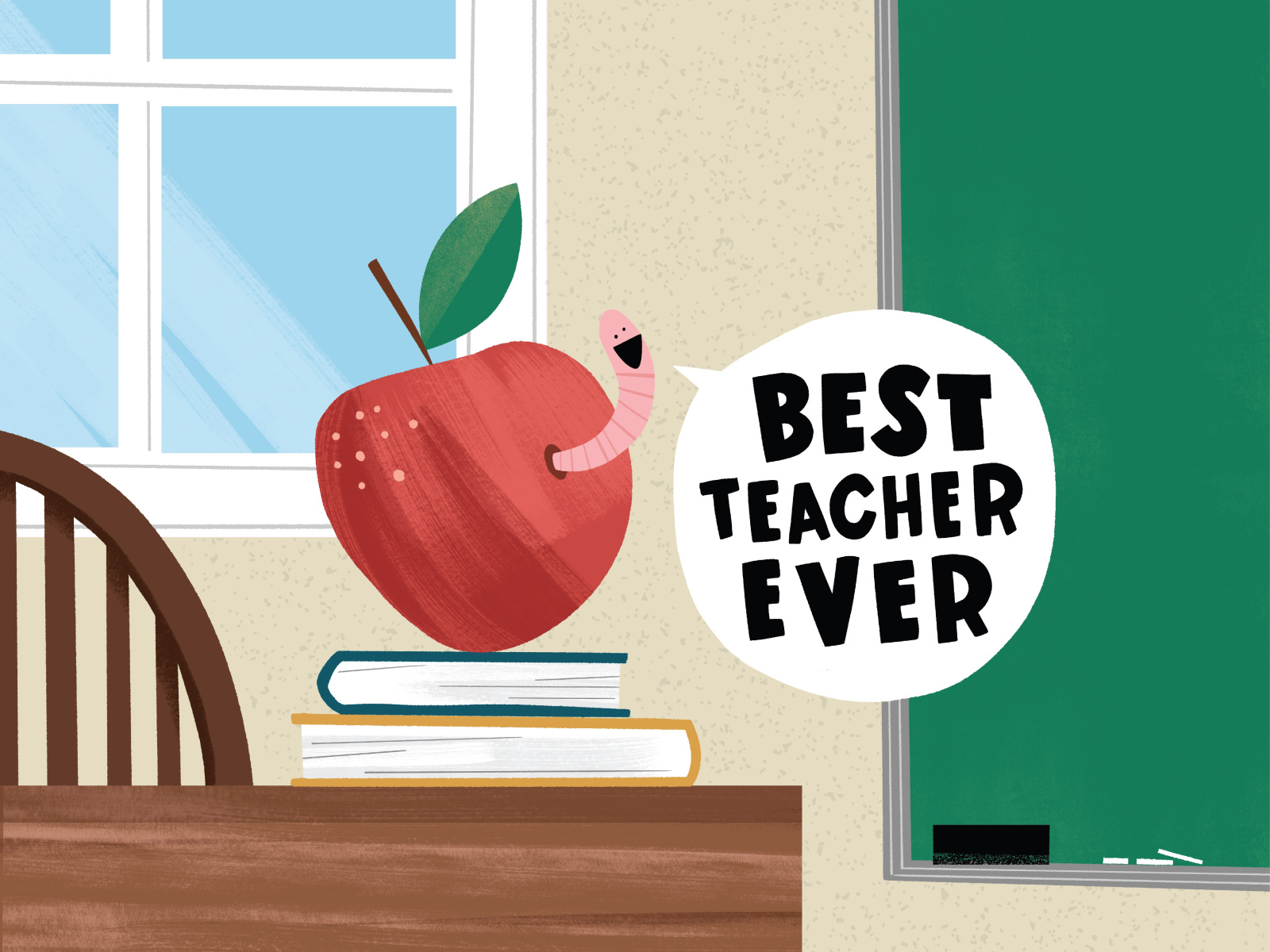 Best Teacher EVER! by Drew Bardana on Dribbble