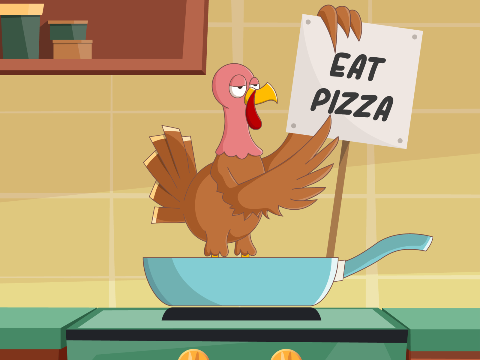 Bored Turkey by Kristjano Monka on Dribbble
