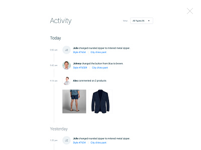 Browse thousands of Activity Log images for design inspiration | Dribbble