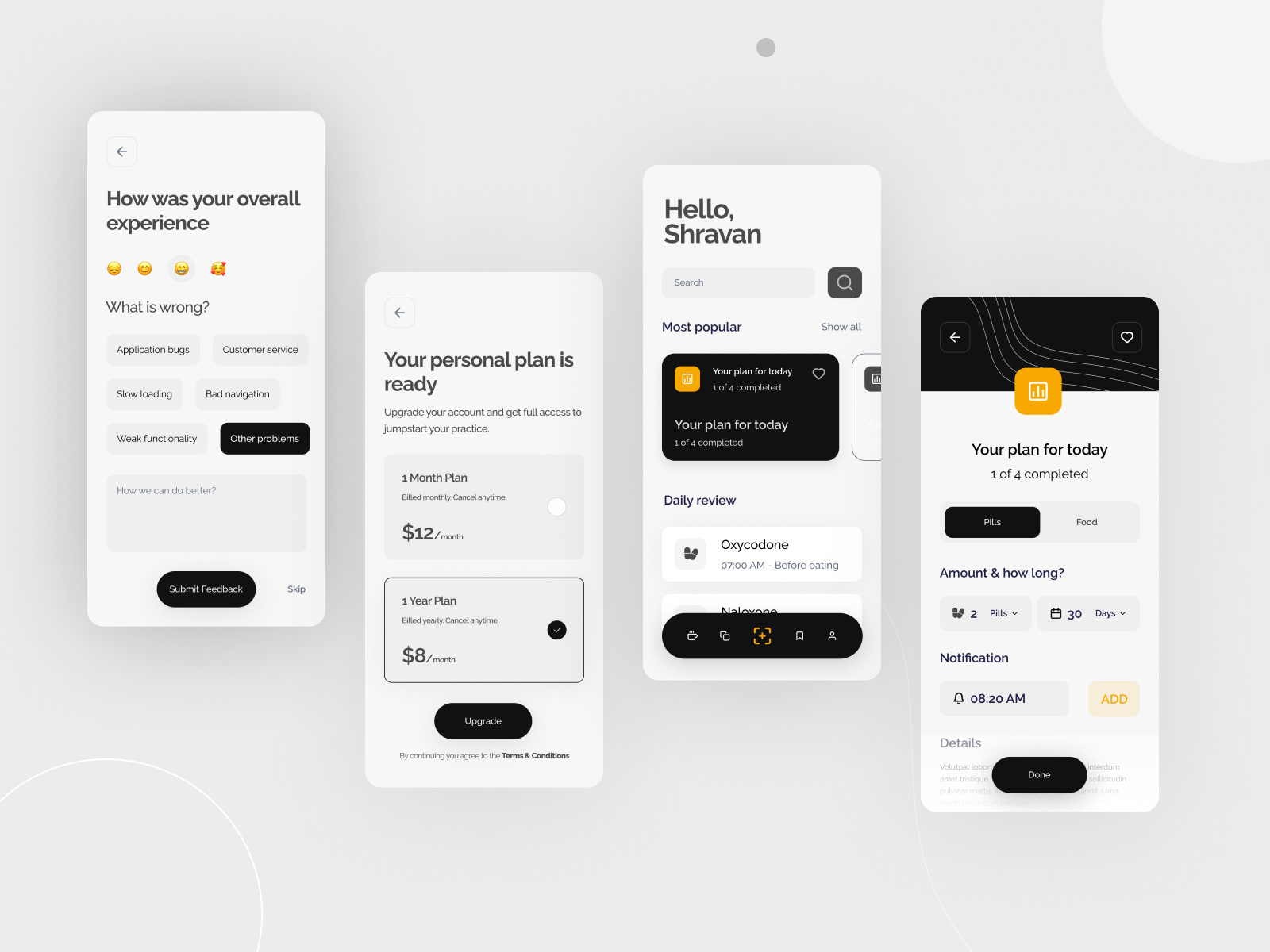 Fitness diet plan app by Lead UI/UX Designer on Dribbble