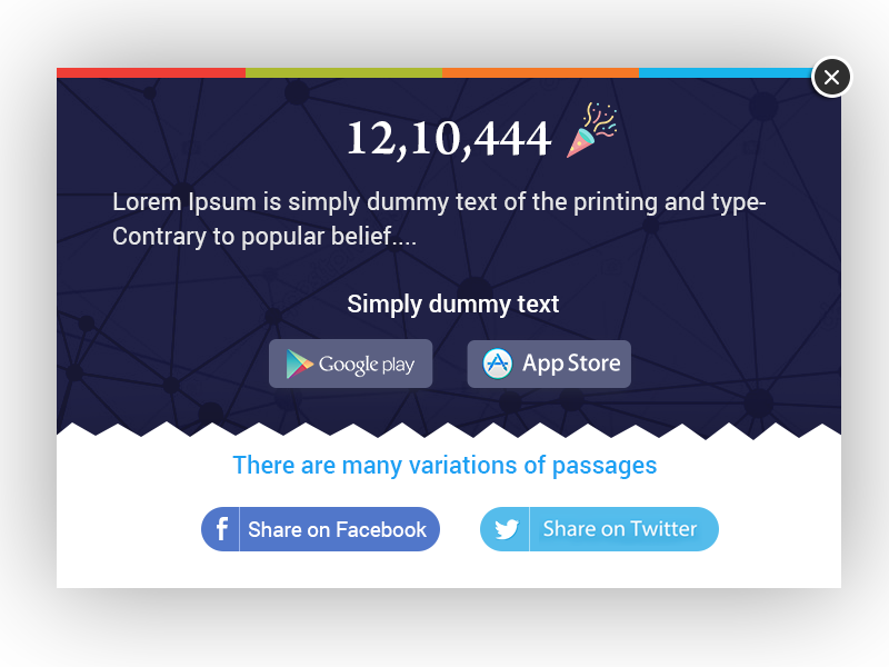 web popup design by Lead UI/UX Designer on Dribbble