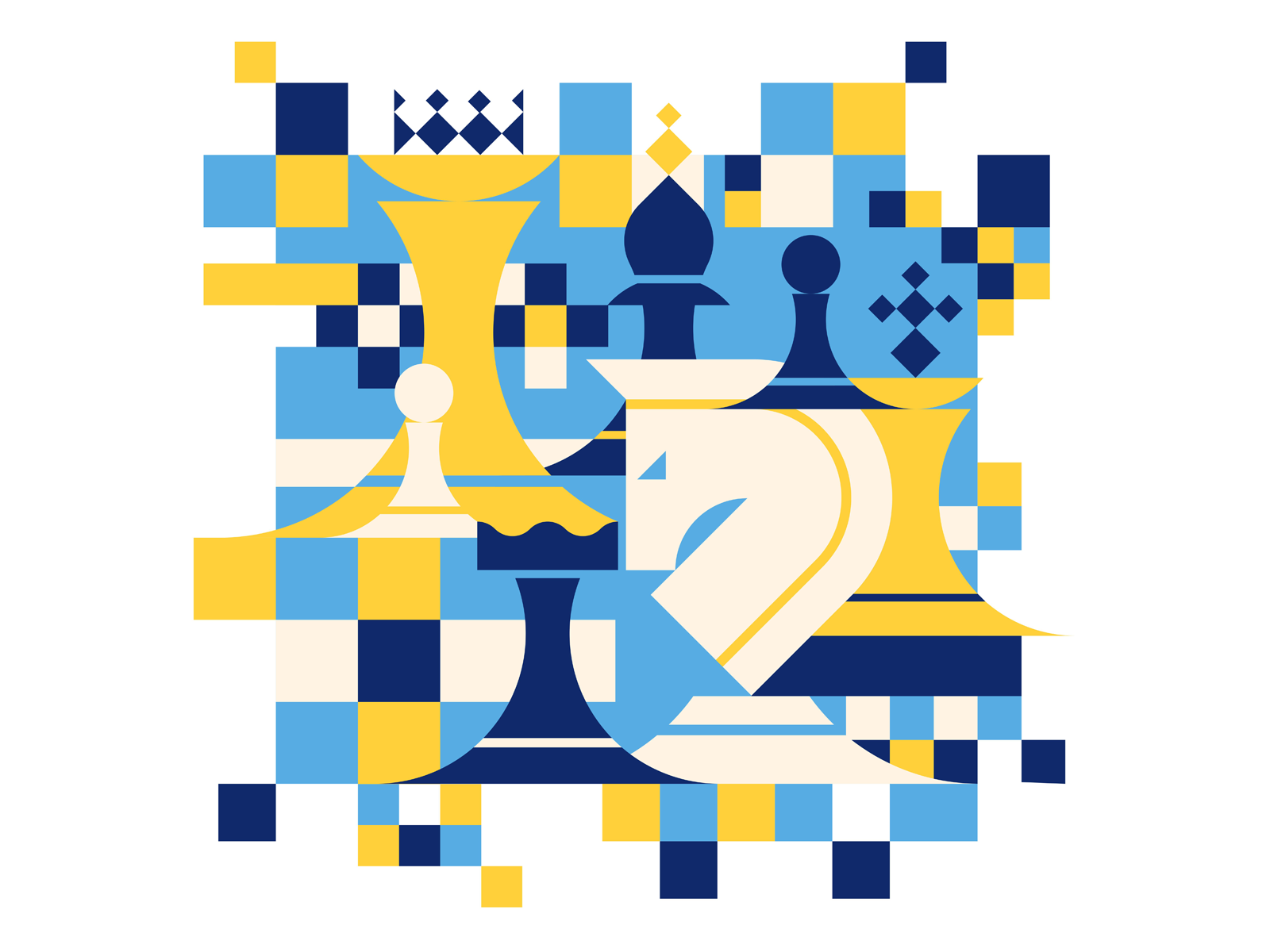Chess illustration by Alexey Boychenko on Dribbble