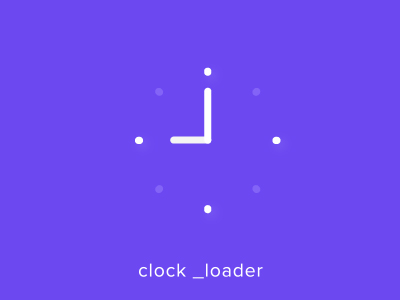 Clock Loader Interaction by Tarun Kaushik on Dribbble