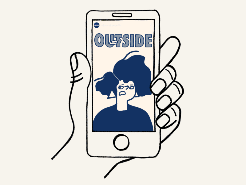 'You're better off inside' by Studio Lovelock on Dribbble