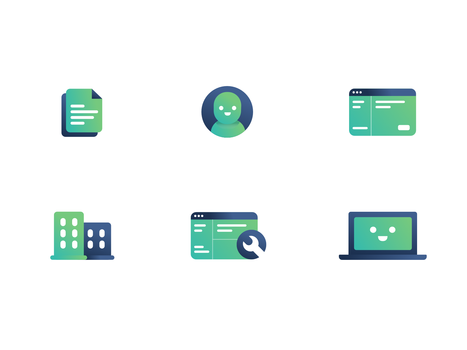 More icons by Adrien Duchateau for DataCamp on Dribbble