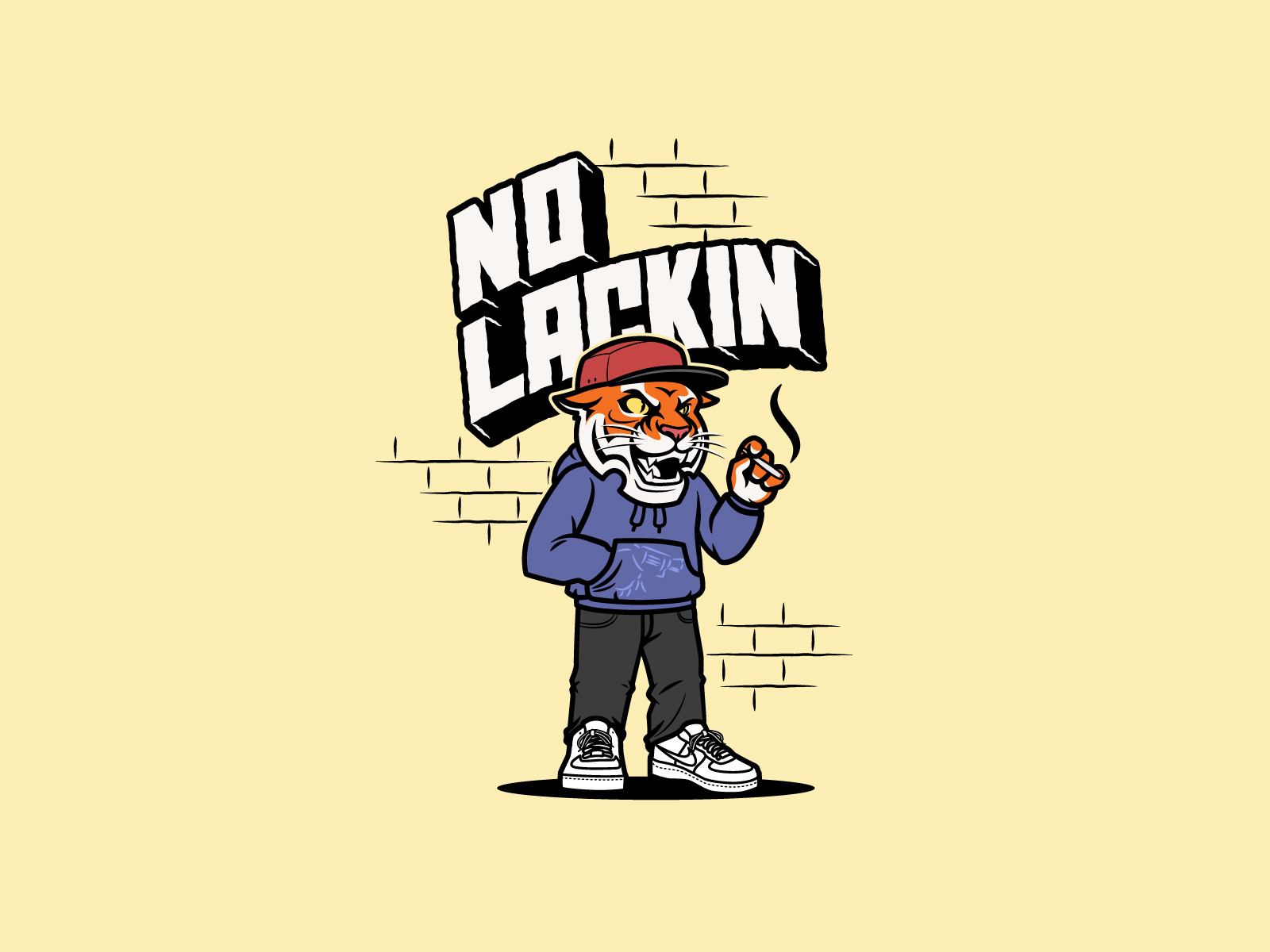No lackin. Tiger character design by Almaz Rysbayeff on Dribbble