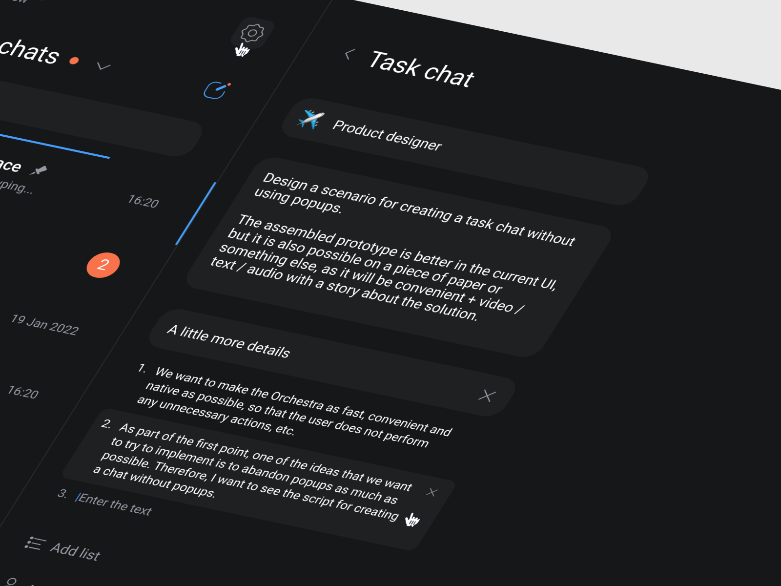Task Tracker → Creating a task by Danila Ivashin on Dribbble