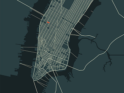 Manhattan Grid by Pooja Bhapkar on Dribbble
