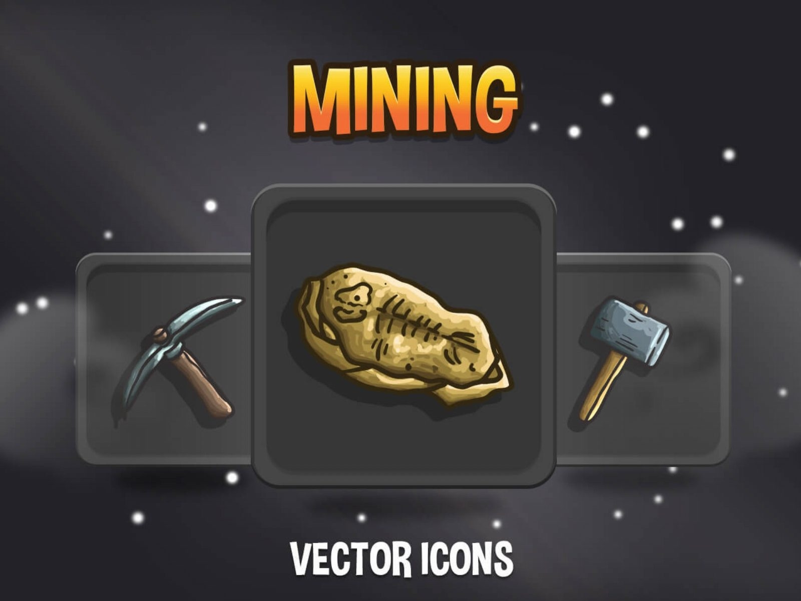 48 Mining RPG Icon Pack by 2D Game Assets on Dribbble