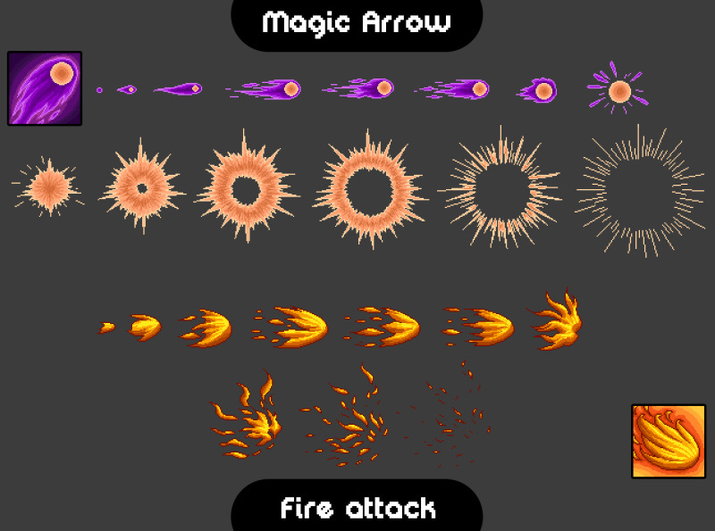 Dribbble - 10-Magic-Effects-Pixel-Art-Pack2.jpg by 2D Game Assets