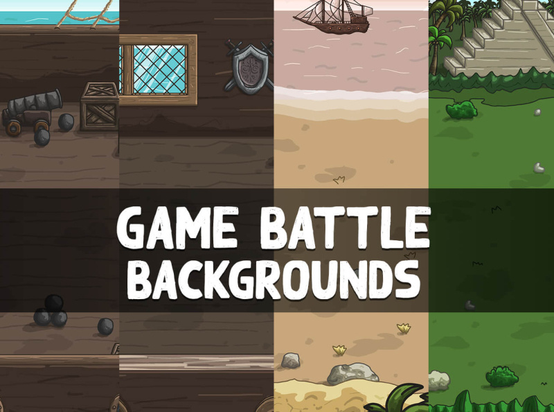 2D Battle Backgrounds by 2D Game Assets on Dribbble