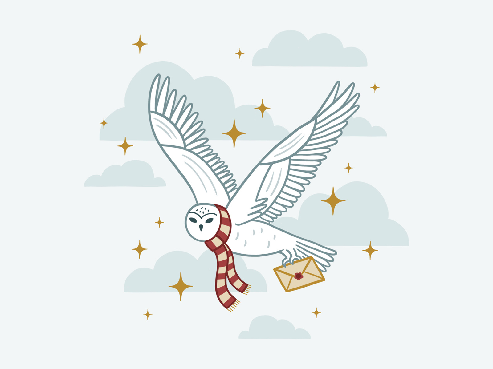 Hedwig Illustration by Carole Chevalier on Dribbble