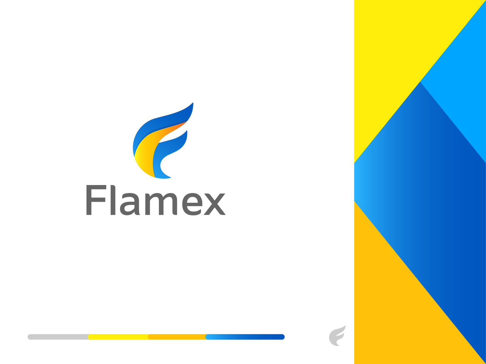 Flamex Logo by Kayode Osinusi on Dribbble