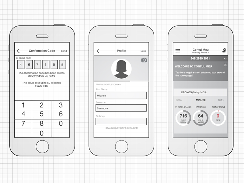 Wireframes by Tom McDaid on Dribbble