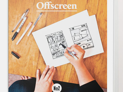 Offscreen Magazine #2 Cover by Kai Brach on Dribbble