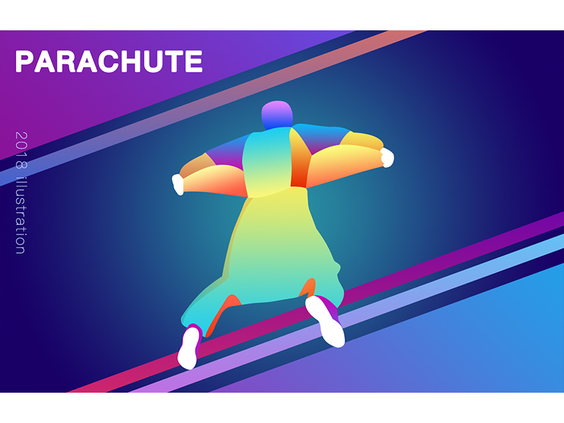parachute by gaolian huang on Dribbble