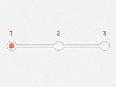 Progress Bar - 1, 2, 3 by Gwen Brinsmead on Dribbble