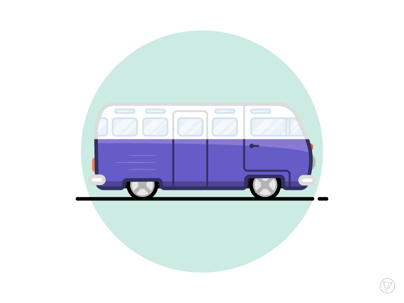 VW Kombi #3 by Chris Penny on Dribbble