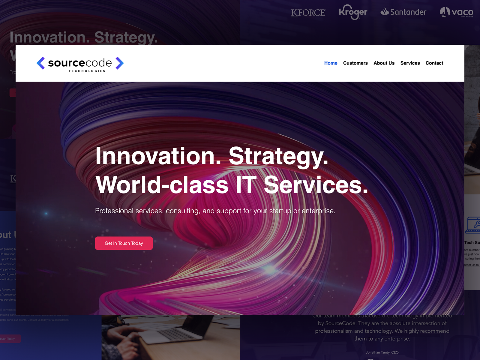 SourceCode Technologies by IKM on Dribbble