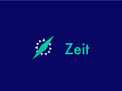 Zeit Logo by caleb kingcott on Dribbble