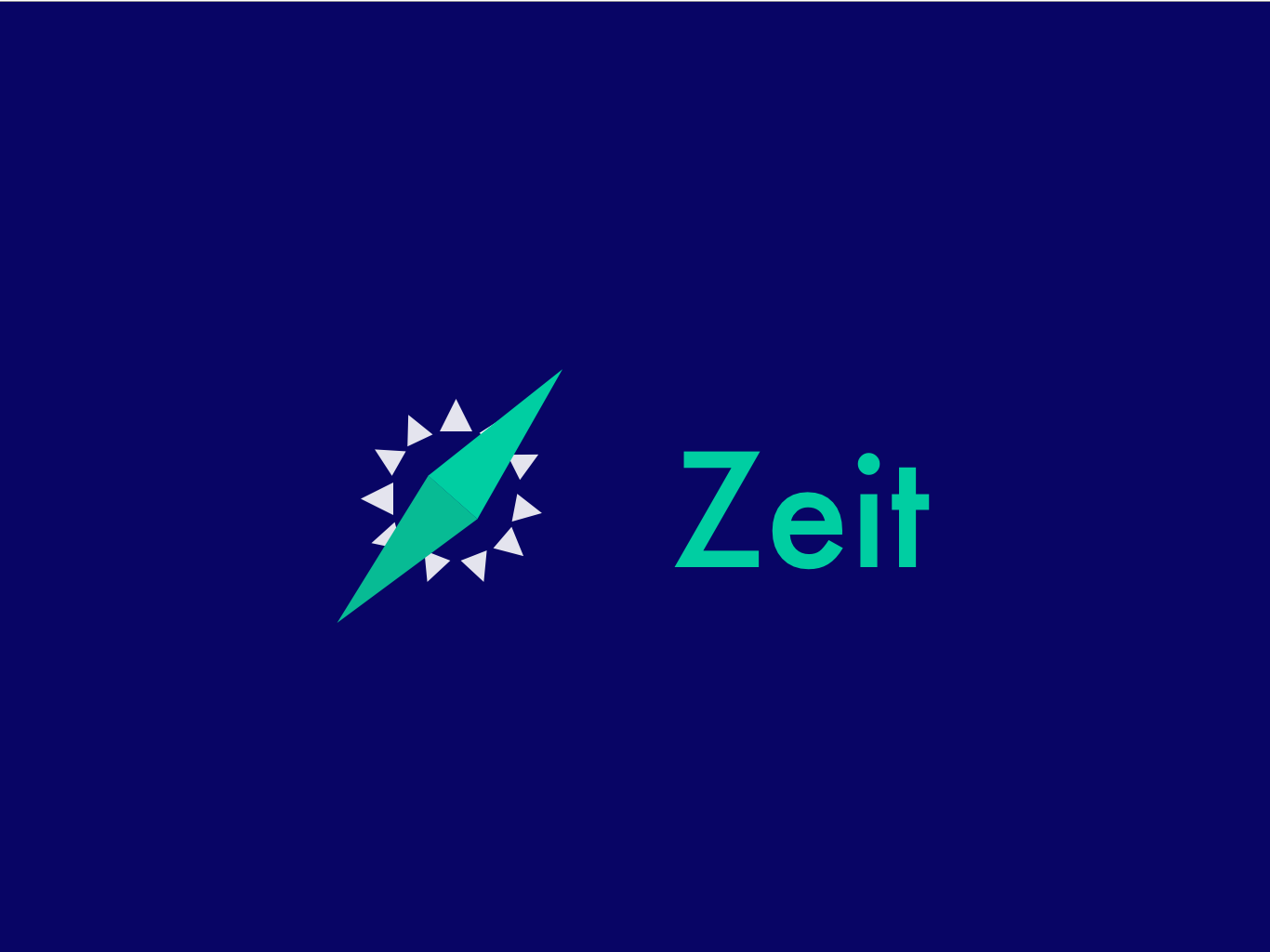 Zeit Logo by caleb kingcott on Dribbble