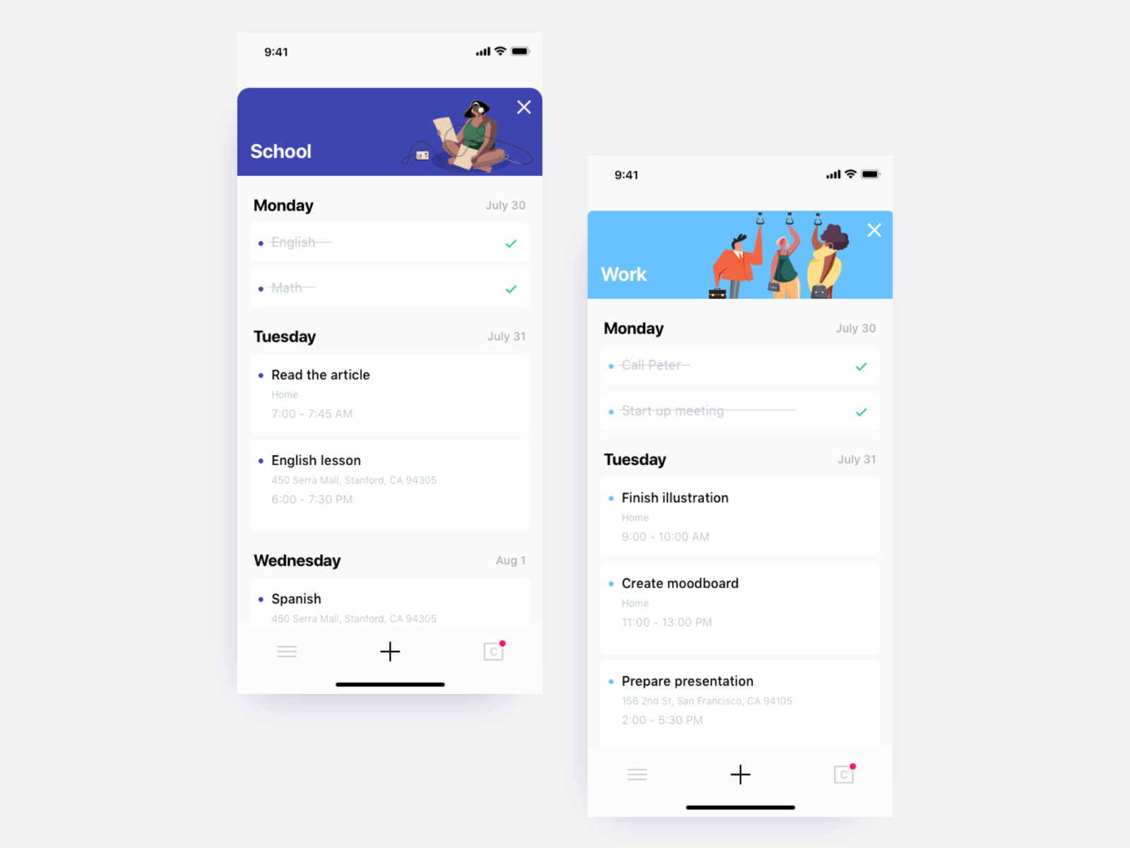 To Do App by Alexa Pleiko-Izik on Dribbble