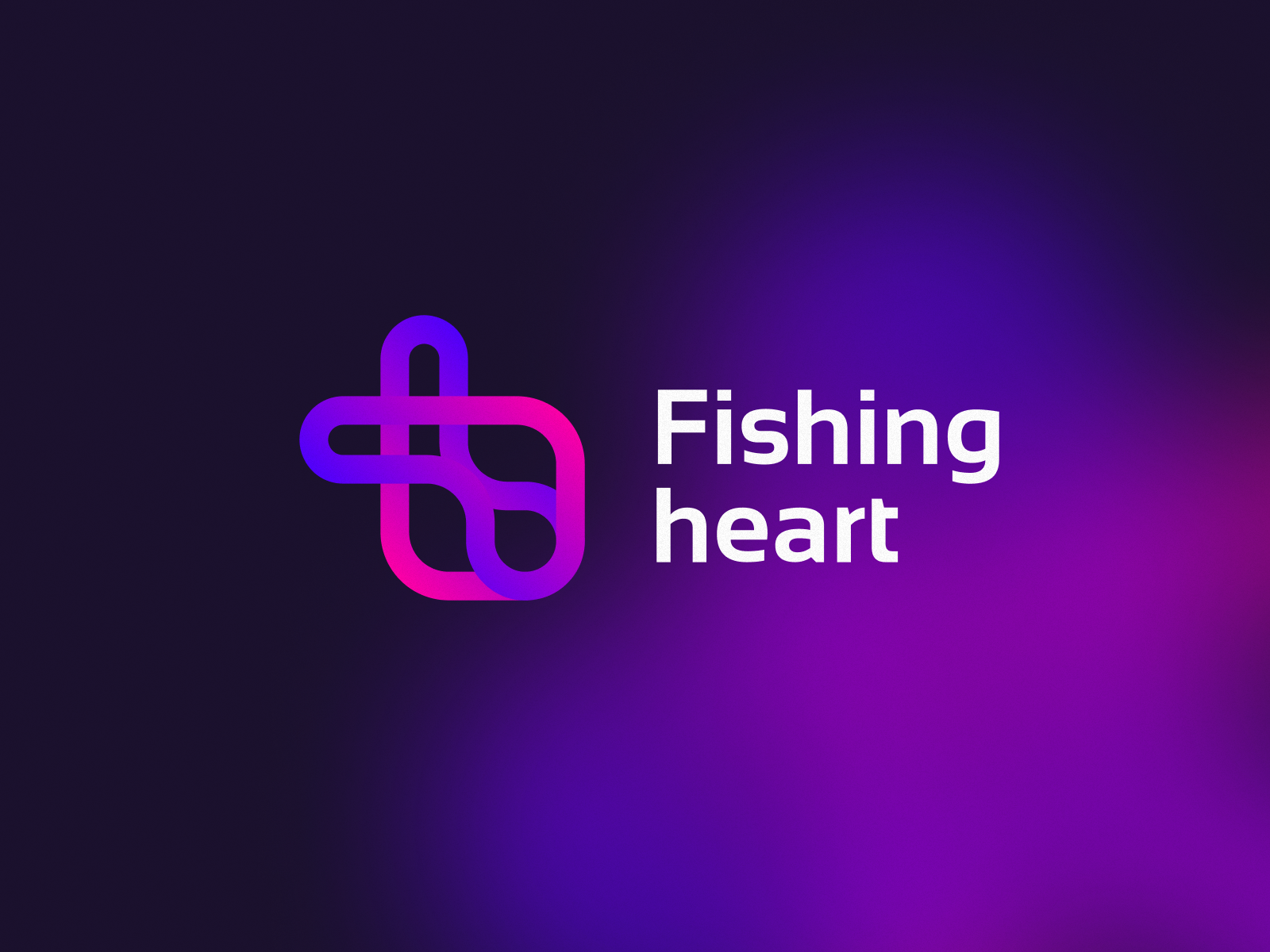 heart and fish logo by xflee on Dribbble