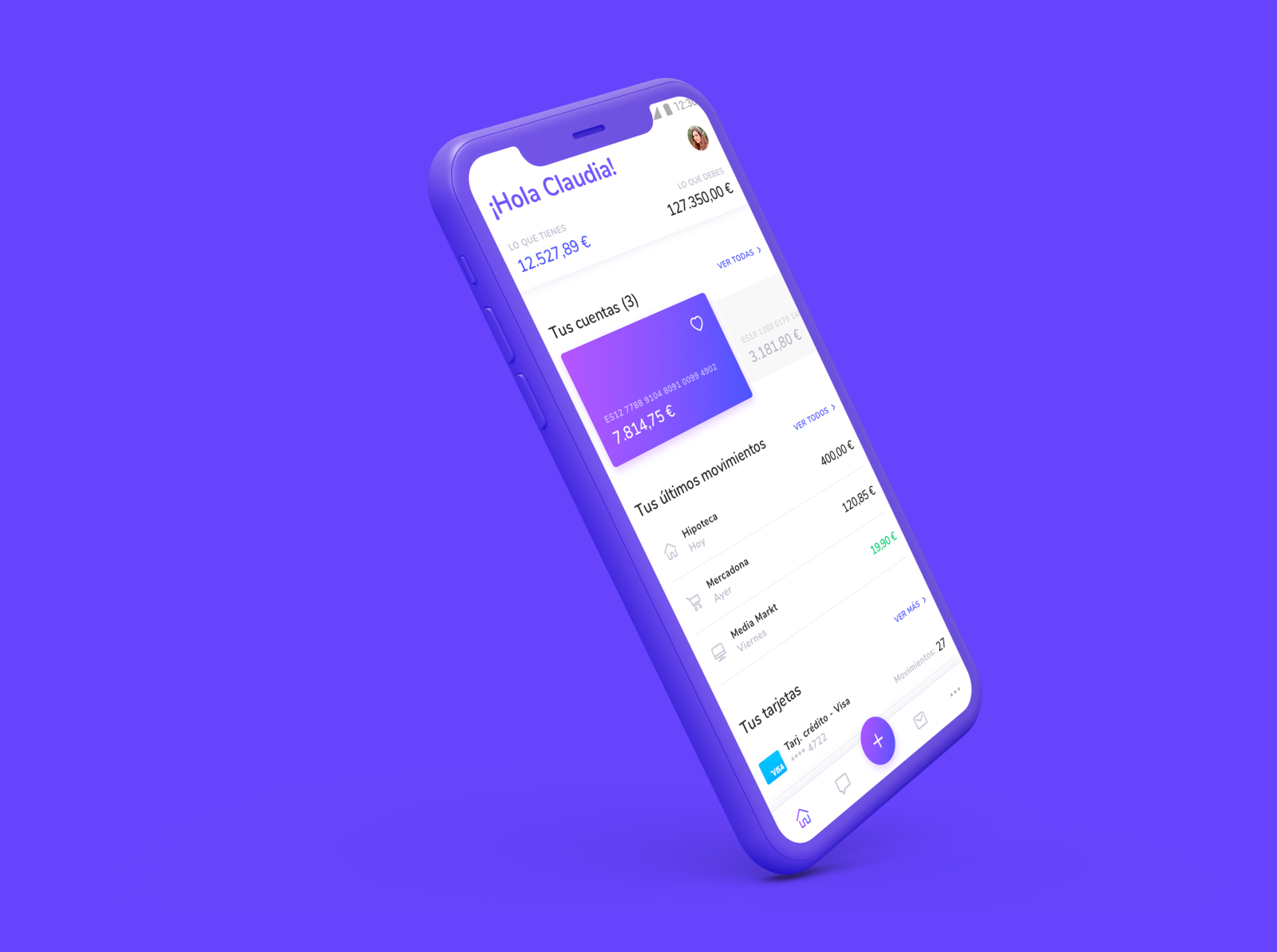 FinBank by Bárbara Martínez Calvo on Dribbble