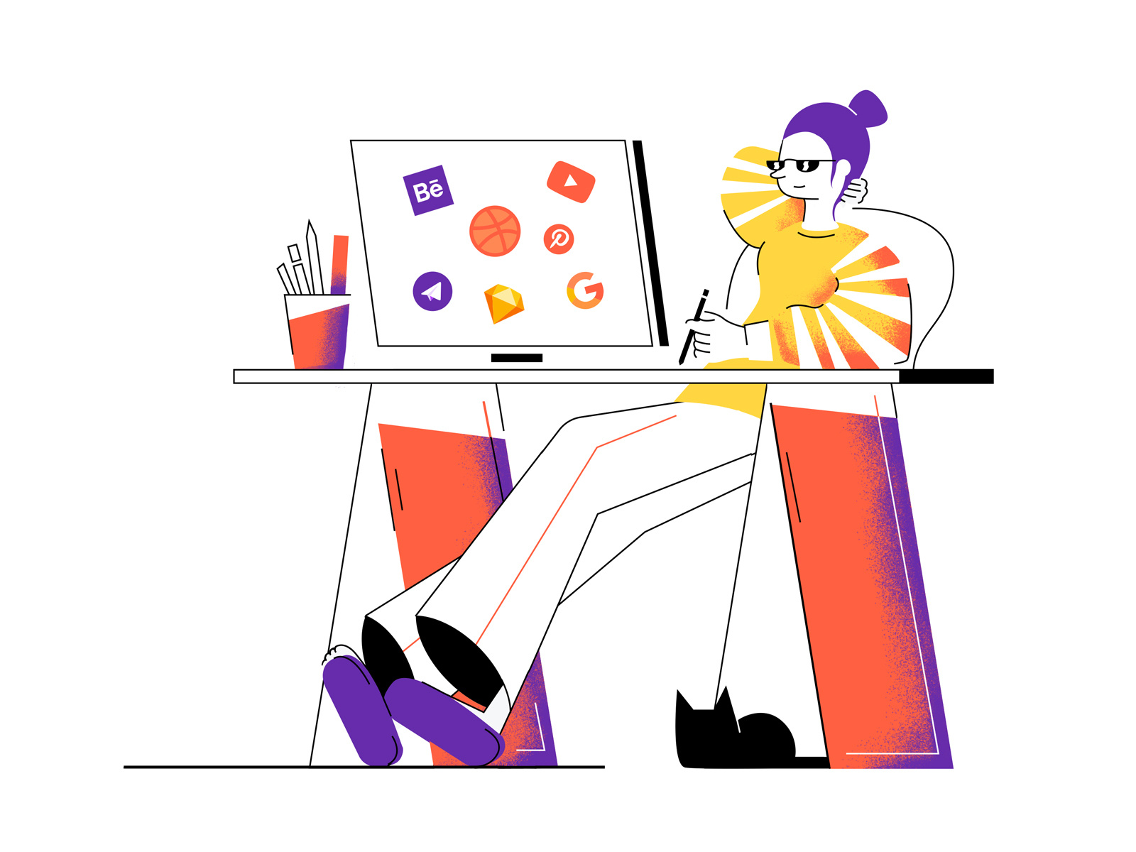 Webgirl By Xplai On Dribbble