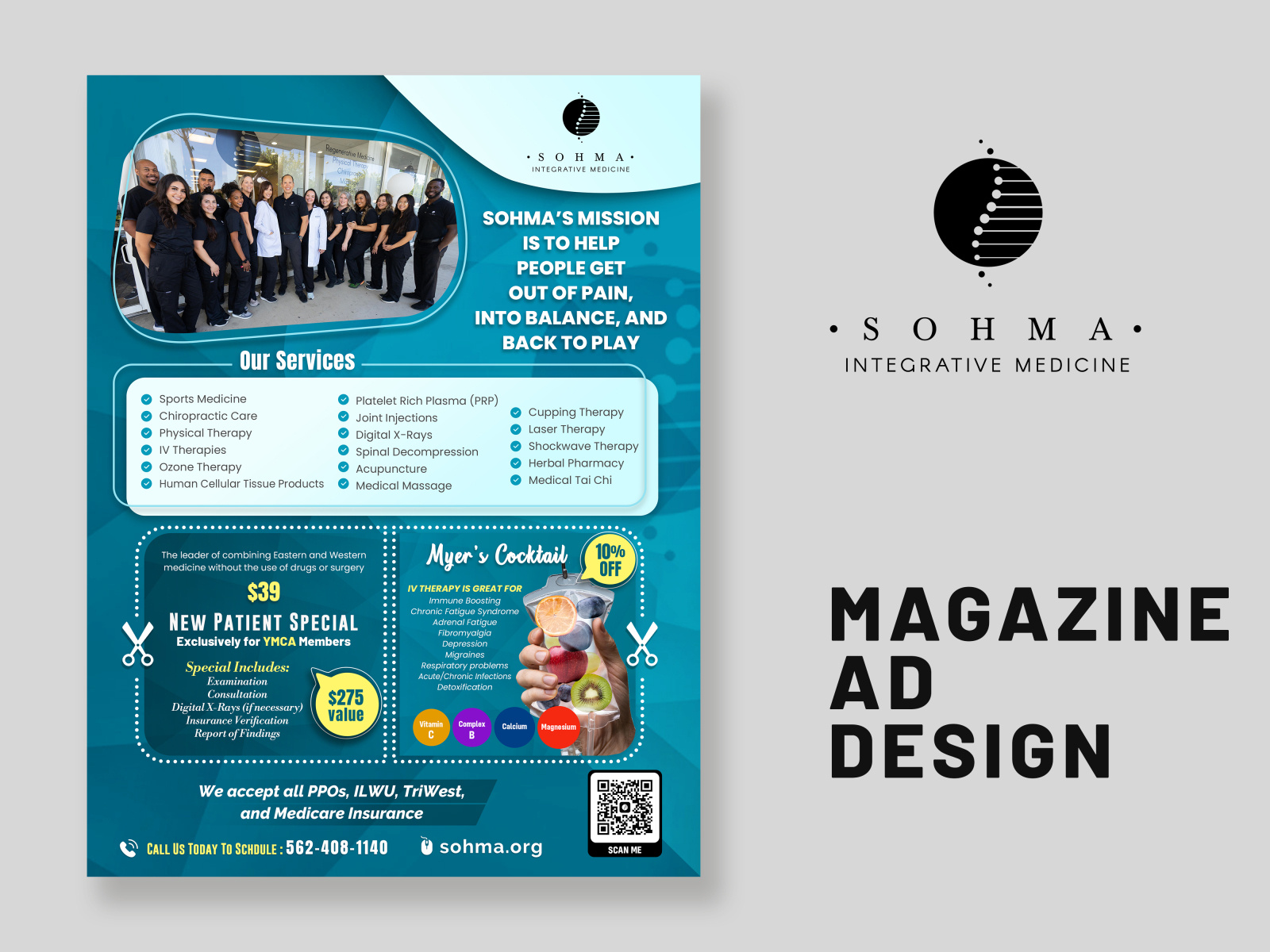 Magazine Ad Design by Nurul Abser on Dribbble