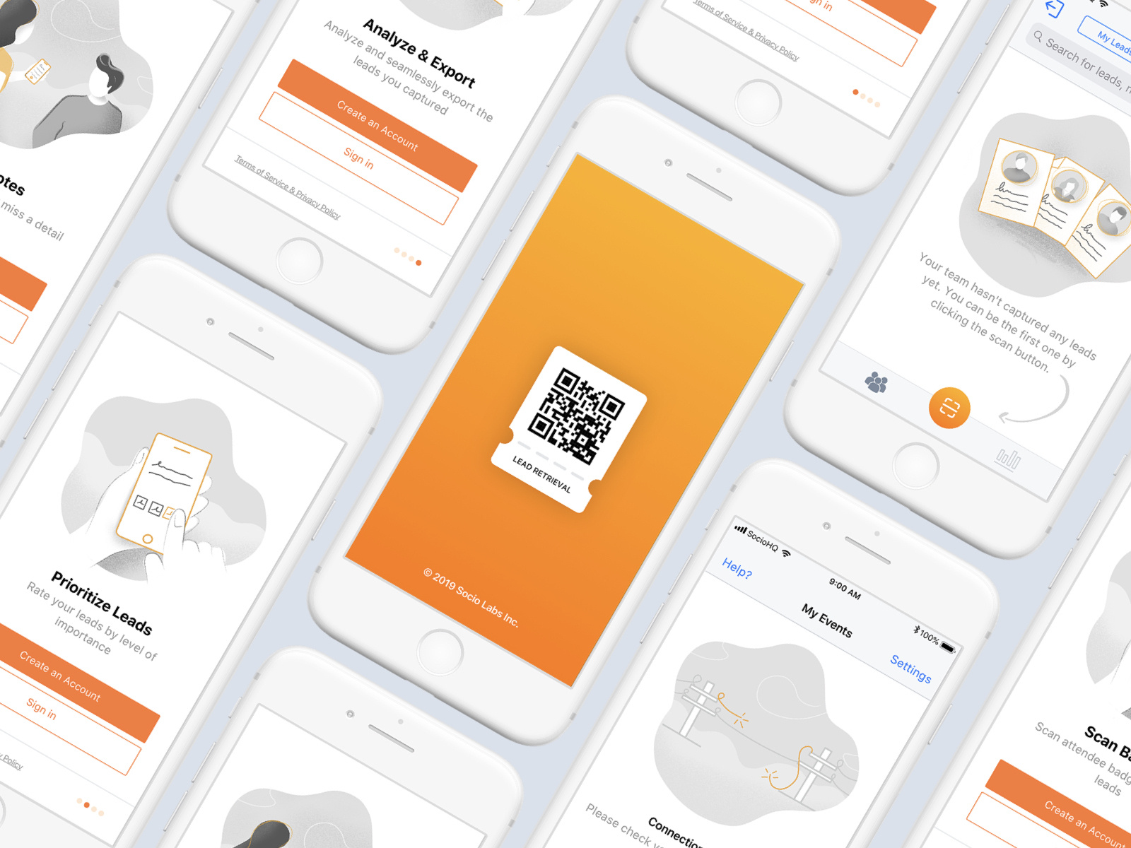 Lead Retrieval Application by Melek on Dribbble
