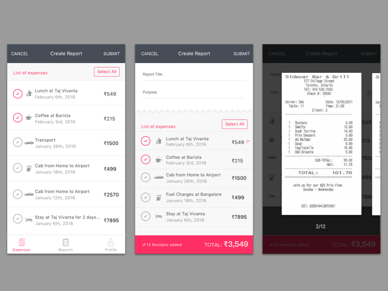 Create Report Experience by f1studioz on Dribbble Create Report Experience by f1studioz on Dribbble