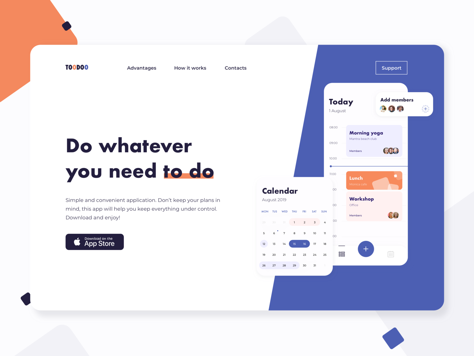To do - Mobile app concept by Diana Makar for Arounda on Dribbble