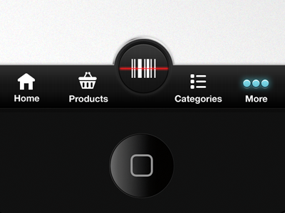 Custom Tab bar by Rich Towers on Dribbble